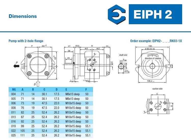 ECKERLE艾可勒液压泵齿轮泵EIPH2-005RK30-11 EIPH2-005RA30-11 - 深圳市动力源液压经营部